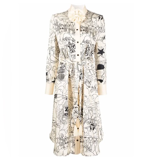 Zimmermann | Dresses | Zimmermann Concert Bow Midi Dress | Poshmark